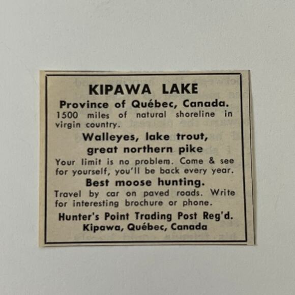 None and/or Unknown | Other | Hunters Point Trading Post Kipawa Quebec ...